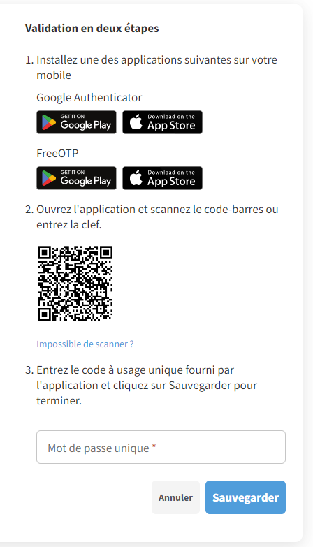 Comment Activer La Validation En Deux étapes